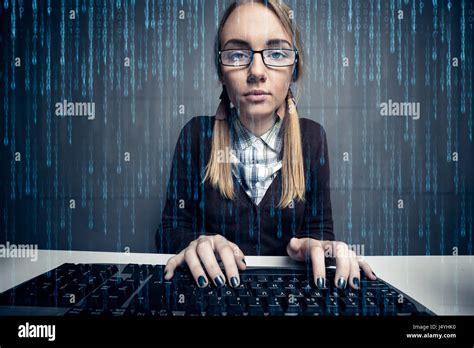 Nerd Girl Hi Res Stock Photography And Images Alamy