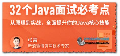 32个java面试必考点 拉勾教育 完结 天下无鱼 资源博客