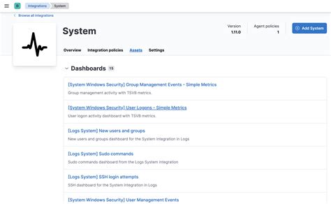 Elastic System Integration Dashboard Issue Elastic Agent Discuss The Elastic Stack