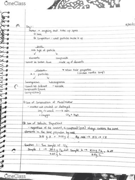 Chem 131 Final Exam Guide Comprehensive Notes For The Exam 29 Pages Oneclass
