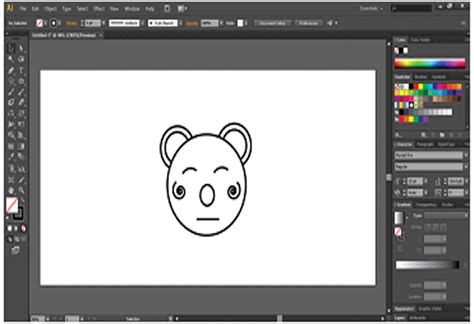 การใช้งาน โปรแกรม Adobe Illustrator Cs6 เบื้องต้น สร้างรูปทรงเรขาคณิต Illustrator