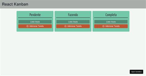 React Kanban Codesandbox