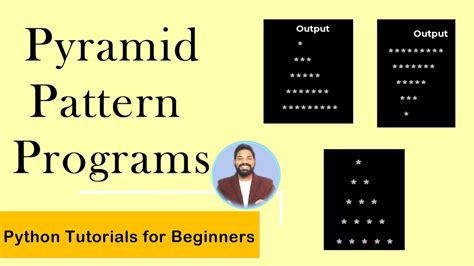 Pyramid Pattern Programs In Python Python Tutorials For Beginners Hindi Youtube