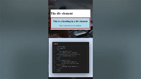 html div tag div tag example viralvideo shorts trending