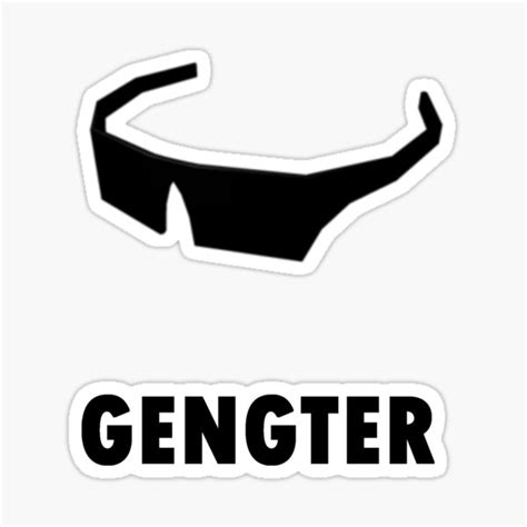 Clockworks Glasses Gengter Design Sticker For Sale By Fishkleos