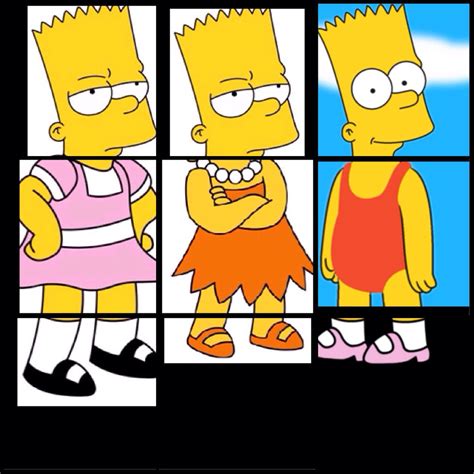 Three Way Bart By Lisasimpsonpics On Deviantart