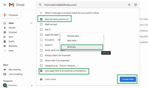 How To Move Emails Automatically To A Folder Label In Gmail Skilltosky Com