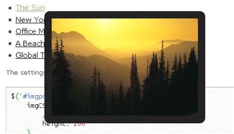 Preview Images With ImgPreview JQuery Plugin Web Resources WebAppers