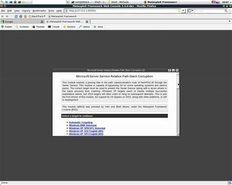 Backtrack And Metasploit Vnc Payload Youtube