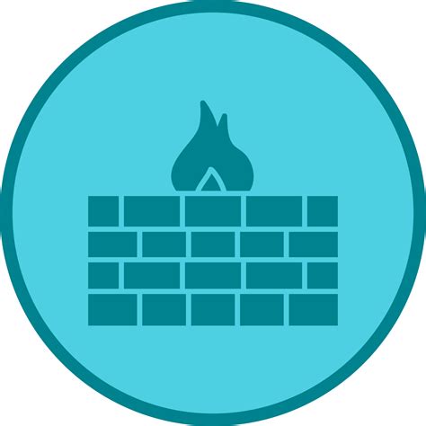 Unique Firewall Vector Icon Vector Art At Vecteezy
