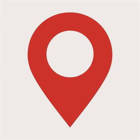 Premium Vector A Red Location Pin Icon Commonly Used In Mapping Or Locationbased Applications