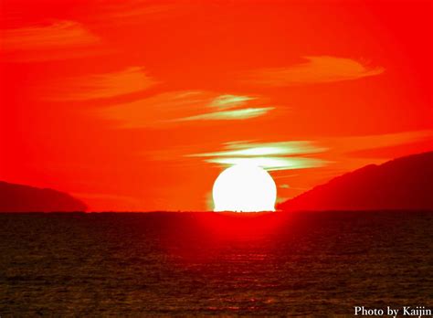 玄界灘に沈む夕陽 6 GANREF