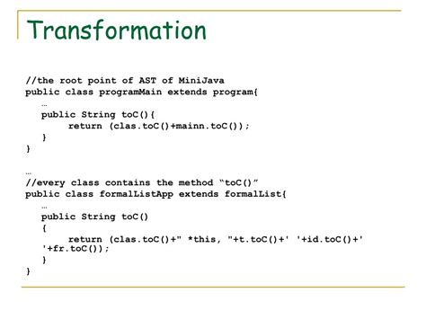 Ppt Minijava Compiler Powerpoint Presentation Free Download Id5342694