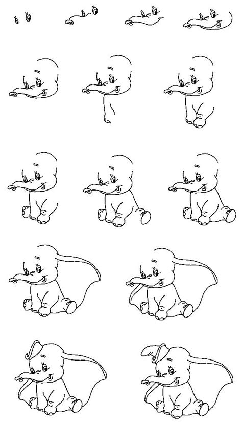 Tuto Dimbo Disney Art Drawings Cartoon Drawings Disney Drawing Tutorial