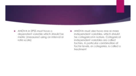 Solution Analysis Of Variance Anova Correlation Presentation Studypool