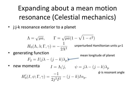 Ppt Mean Motion Resonances Powerpoint Presentation Free Download Id 2056774
