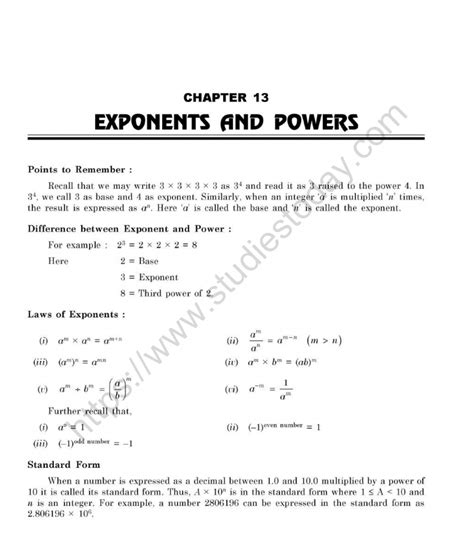 Exponents Word Problems Worksheet Properties Of Exponents Worksheets And Answers