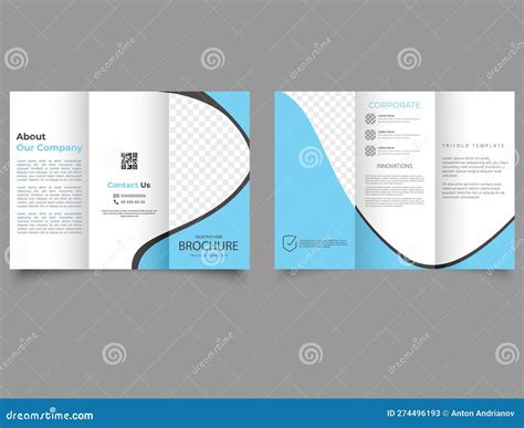 Lyer Template With Red Geometric Ribbon Cartoon Vector 120581337