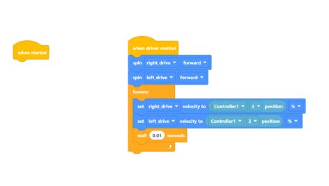 How To Code 4 Motor Drive Programming Support Vex Forum