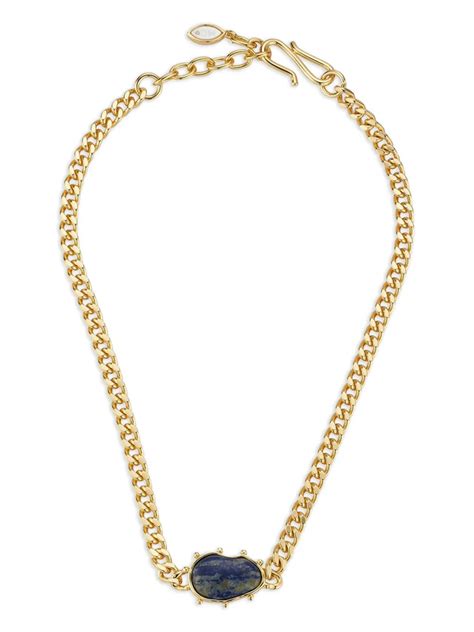 Mignonne Gavigan Collier En Chaîne Or Farfetch Fr