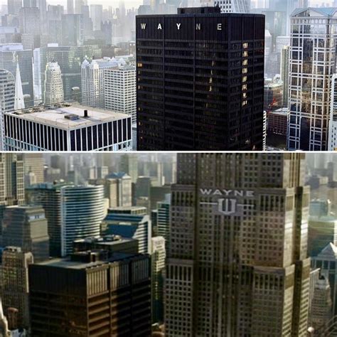 Batman Building Chicago Gotham Citys Architecture Portrayed In