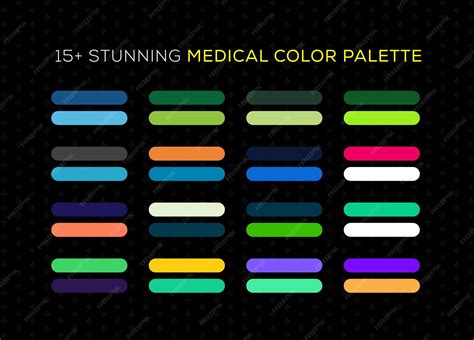 Premium Vector 15 Stunning Medical Color Palette Medical Medicine