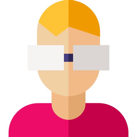 Nerd Basic Straight Flat Icon