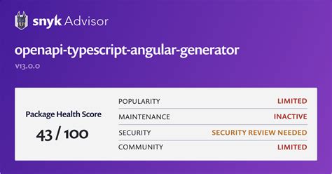 Openapi Typescript Angular Generator Npm Package Snyk