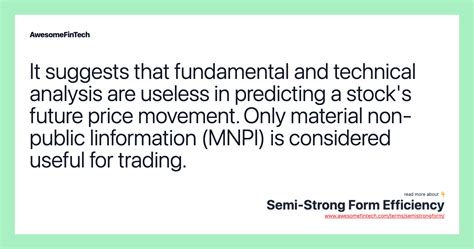 Semi Strong Form Efficiency Awesomefintech Blog