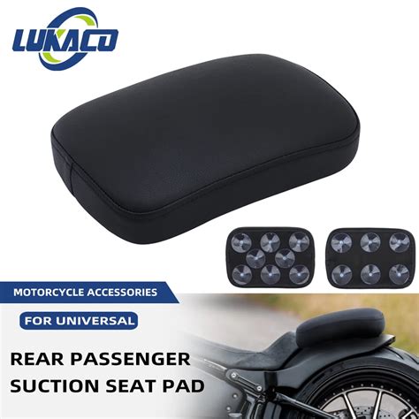 오토바이 범용 후방 승객 석션 컵 68 시트 패드 Pilion 블랙 할리 스포스터 Xl 883 1200 소프테일 투어링 Aliexpress