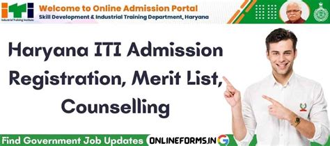 Registration Haryana Iti Admission 2025 26 Apply Online