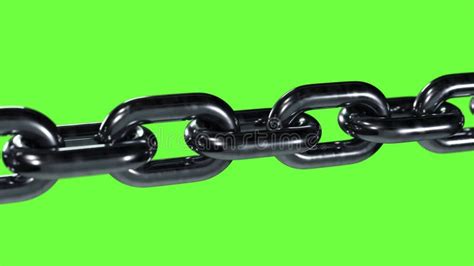 Realistic Seamless Looping Loop 3d Animation Of The Scratched Grimy Chain 4k Uhd In Green