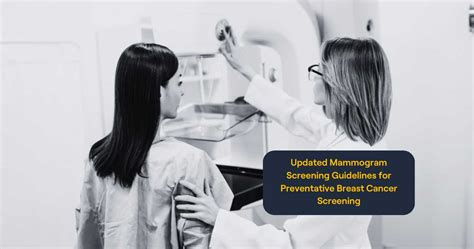 Updated Mammogram Screening Guidelines For Preventative Breast Cancer Manta Cares
