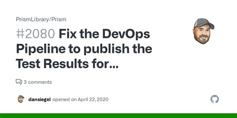 Fix The Devops Pipeline To Publish The Test Results For Coreforms