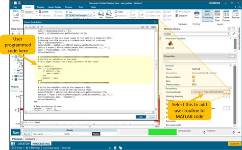 Simcenter Testlab Neo And Matlab
