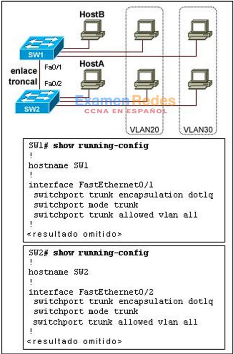 Consulte La Ilustración Dos Switches Sw1 Y Sw2 Están Interconectados A Través De Un Enlace