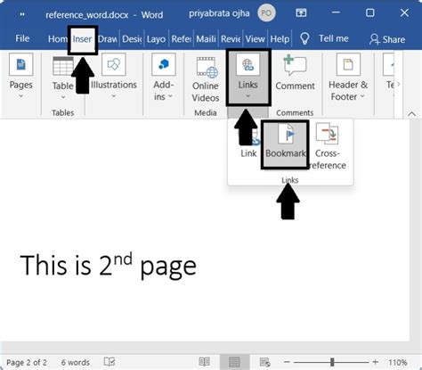 Click Hyperlink In Excel To Go To A Specific Page In Word Document