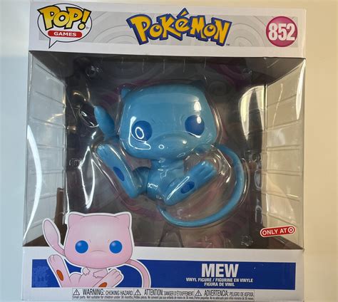 Shiny Mew Funko Pop 10 In Etsy