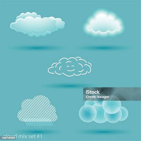 Set Awan No1 Ilustrasi Stok Unduh Gambar Sekarang 2015 Angin