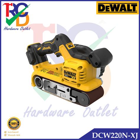 Dewalt เครื่องขัดกระดาษทรายสายพานไร้สาย Dcw220n Xj ขนาด 3 18v เฉพาะตัวเครื่อง Shopee Thailand