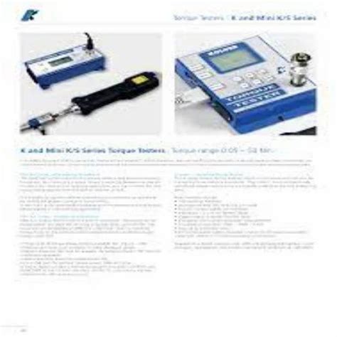20 Nm Kolver Digital Torque Tester Model Namenumber K5 At Rs 8789 In