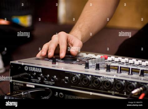 A Portable Multitrack Recorder Being Operated Stock Photo Alamy