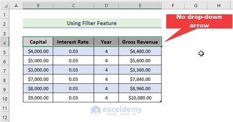 Removing The Drop Down Arrow In Excel 6 Methods Exceldemy