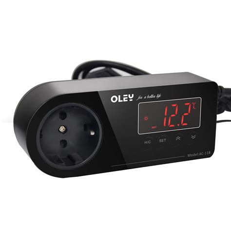 Digital Temperature Controller With Ntc Sensor Thermostat For Greenhouse Aquarium Fermentation