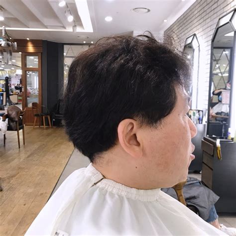 중년 남성 헤어스타일 남자 새치 염색과 커트 네이버 블로그