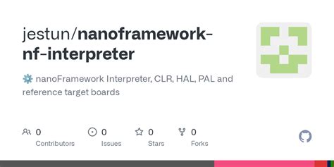 Github Jestunnanoframework Nf Interpreter Gear Nanoframework