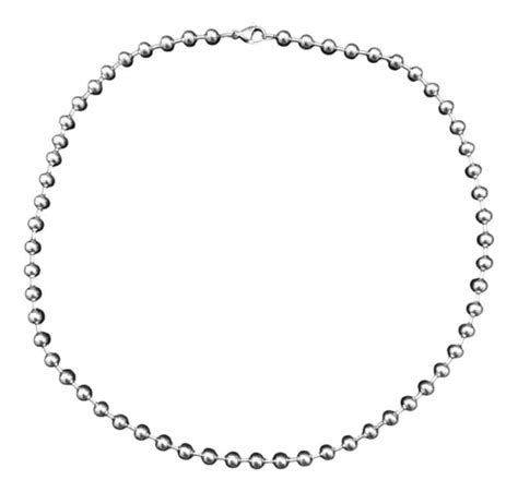 Collar Bolitas Pelotitas Acero Quirúrgico Punk Emo Y2k Plateado