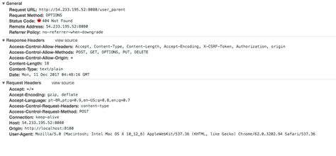 Typescript Ionic Cors Preflight Has Invalid Stack Overflow