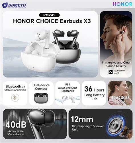 Directd Retail Wholesale Sdn Bhd Online Store Honor Choice Earbuds X