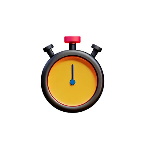Timer 3d Rendering Icon Illustration 29128992 Png
